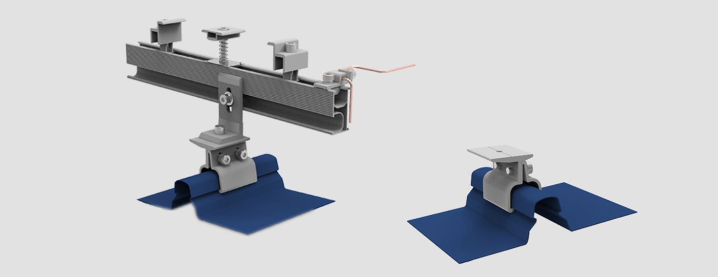 Standing Seam Clamp 02# Solar Mounting