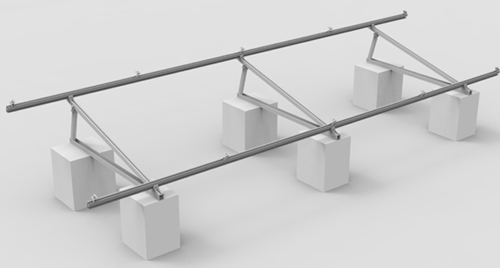 PAT solar mount system is triangle system for portriat solar ...