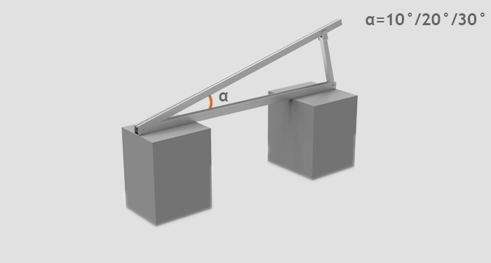 PAT solar mount system is triangle system for portriat solar ...