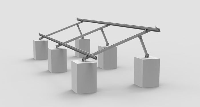 PAT solar mount system is triangle system for portriat solar ...